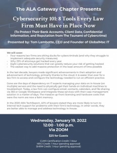 ALA Gateway Chapter - Meeting/Event Information